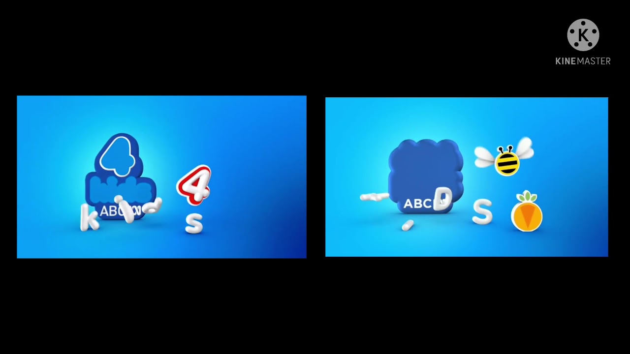 ABC 4 Kids/ABC Kids Shake Ident - Comparison - YouTube