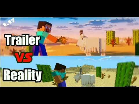 minecraft | trailer vs reality v1.17 | - YouTube