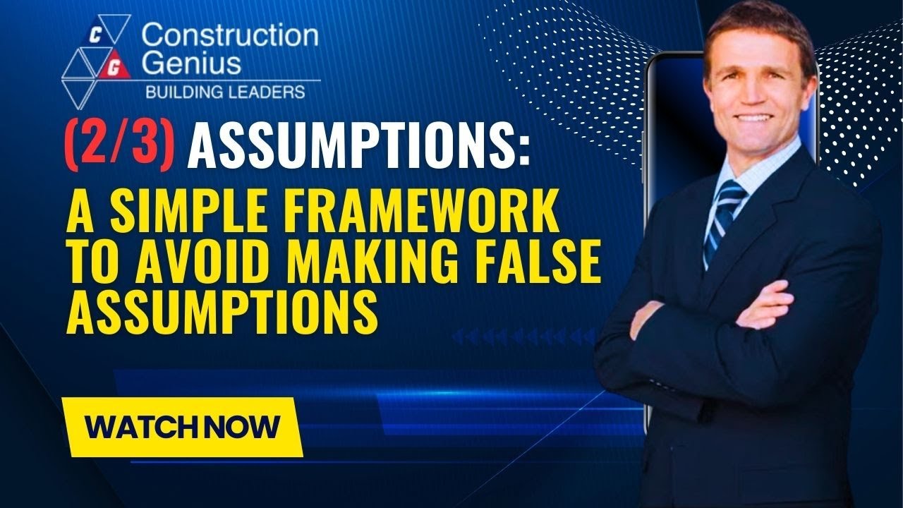 (2/3) Assumptions: A Simple Framework to Avoid Making False Assumptions ...