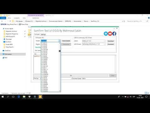 SamFirm Downloader | Descargar Firmware para los Samsung - YouTube