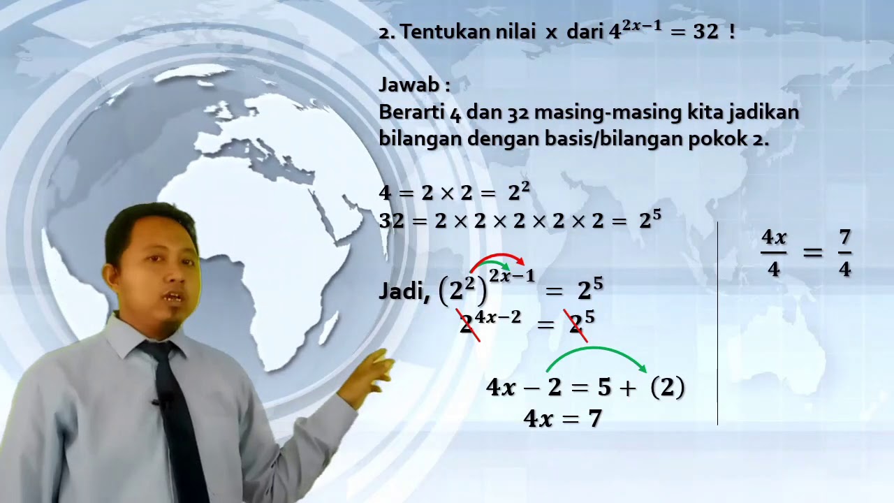 Persamaan Bilangan Berpangkat dan akar | MTK Kelas 9 - YouTube