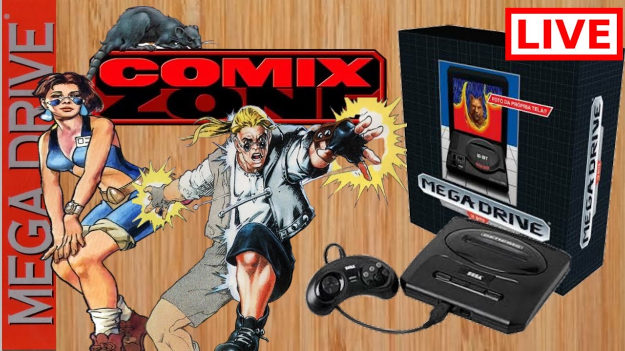 COMIX ZONE - MEGA DRIVE AO VIVO - YouTube