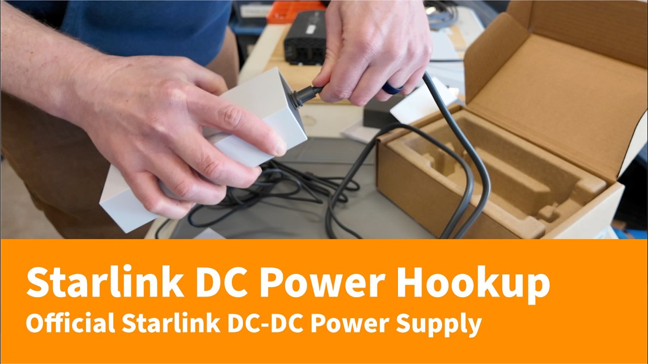 Starlink Official DC-DC Power Supply Install for Starlink Standard (Gen ...