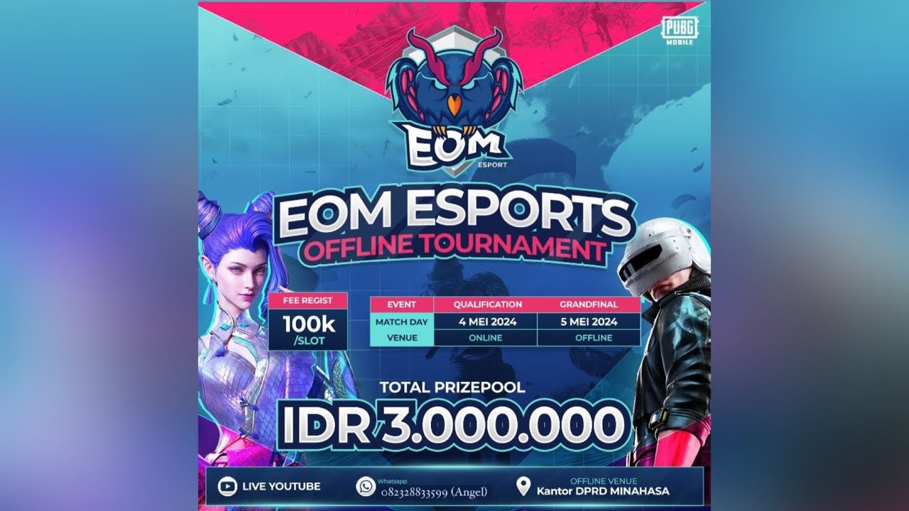 OFLLINE TOURNAMENT EOM ESPORTS - YouTube