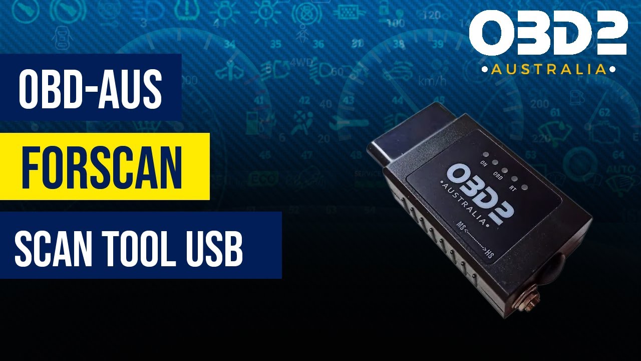 FORscan OBD-AUS OBD2 Scan Tool USB - YouTube