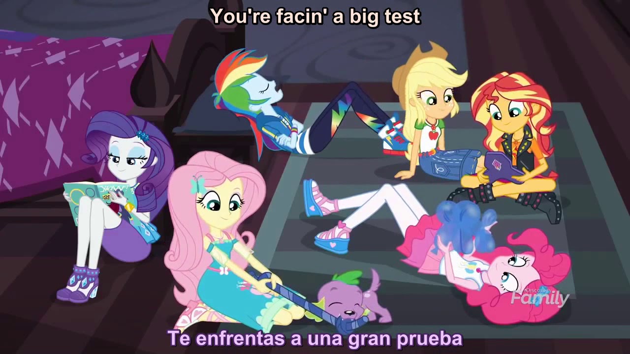 My Little Pony Equestria Girls "The Finals Countdown" Parte 1 - YouTube