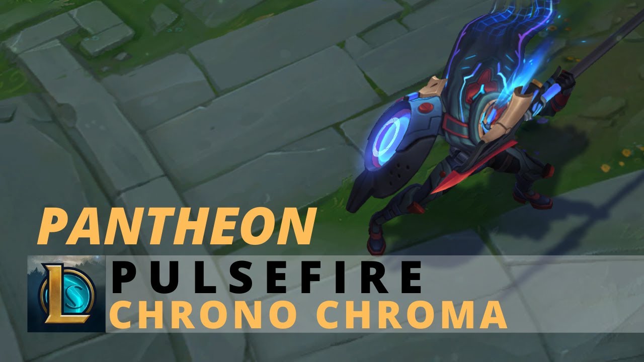 Pulsefire Pantheon Chrono Chroma - League Of Legends - YouTube