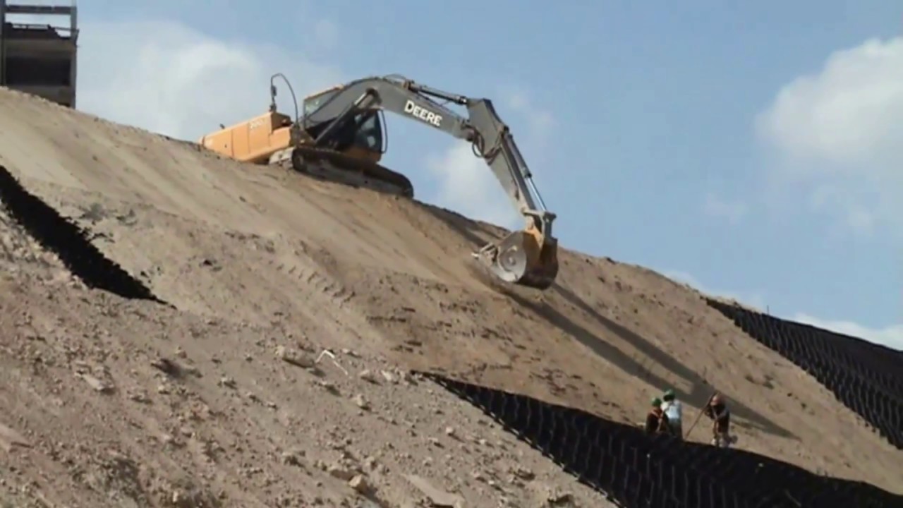 Slope Erosion Control - YouTube