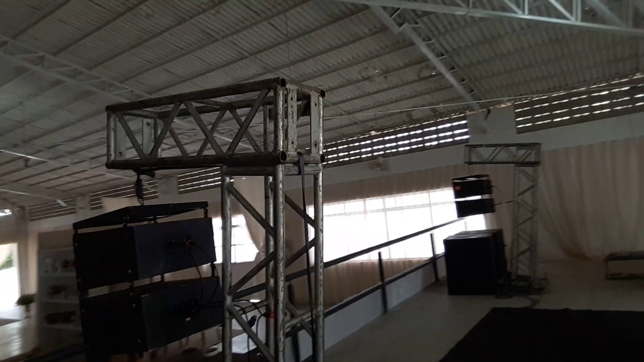 Line array 8 polegadas T18 - YouTube