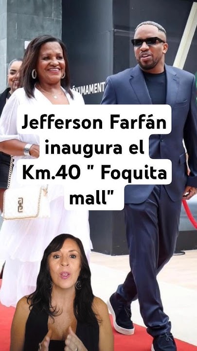 Jefferson Farfán inaugura el Km.40 " Foquita mall" - YouTube