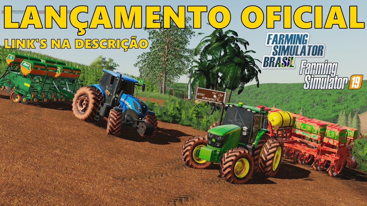 LANÇAMENTO OFICIAL FAZENDA TERRA NOVA V1 | FARMING SIMULATOR 19 - YouTube