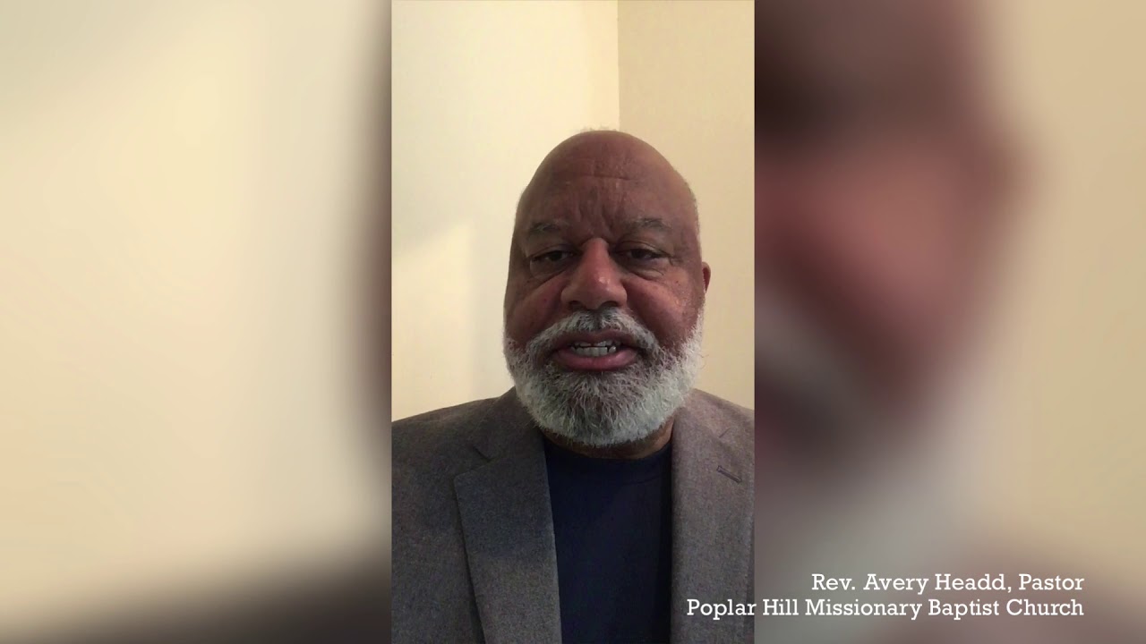 A special announcement from Rev. Avery Headd, Pastor - YouTube