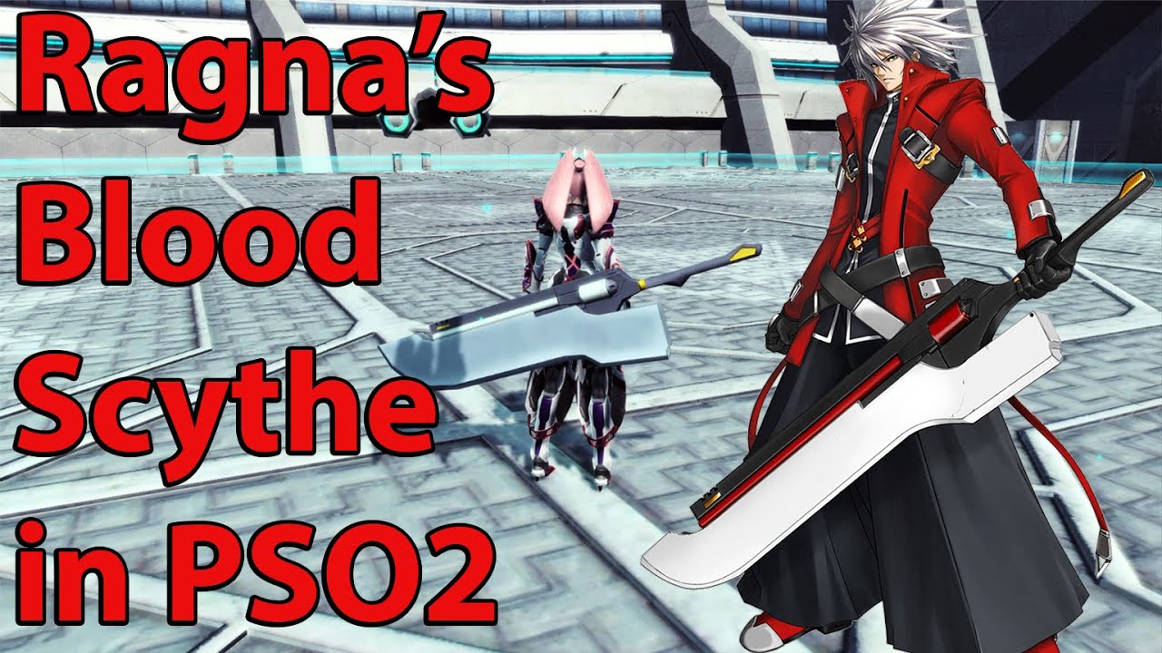 PSO2 Blood Scythe Weapon Camo Demonstration - YouTube