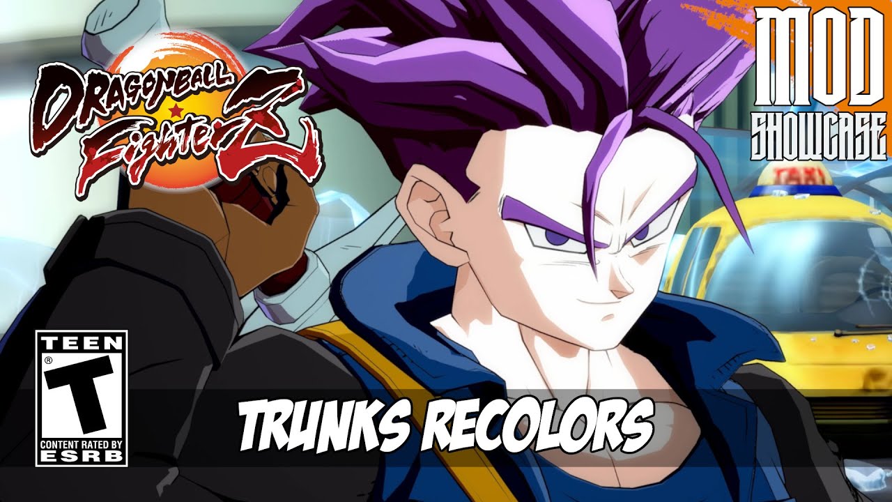 Trunks Recolor - Dragon Ball FighterZ Mods [PC - HD] - YouTube
