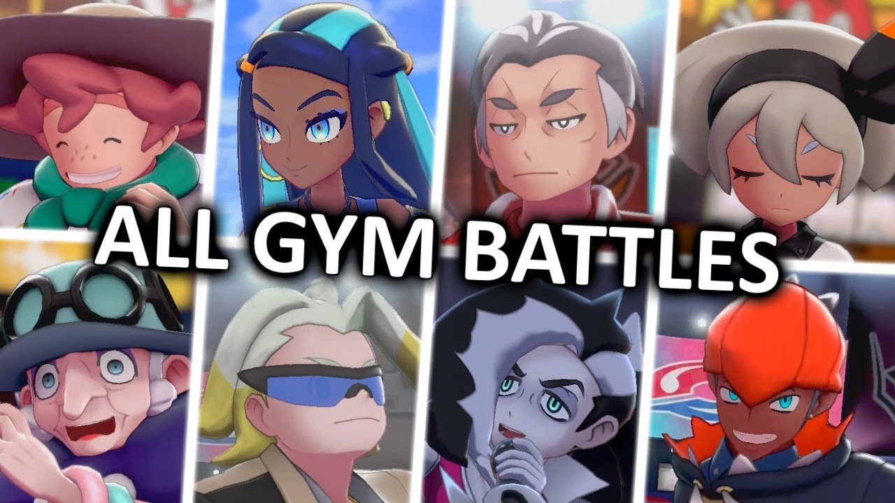 Pokemon Sword & Shield - ALL Gym Leader Battles - YouTube