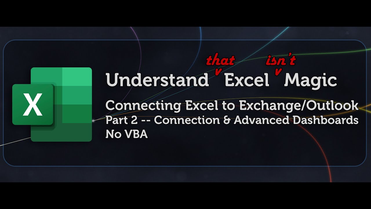 Connecting Excel to Exchange (Outlook) Directly + Analysis -- Part 2 ...