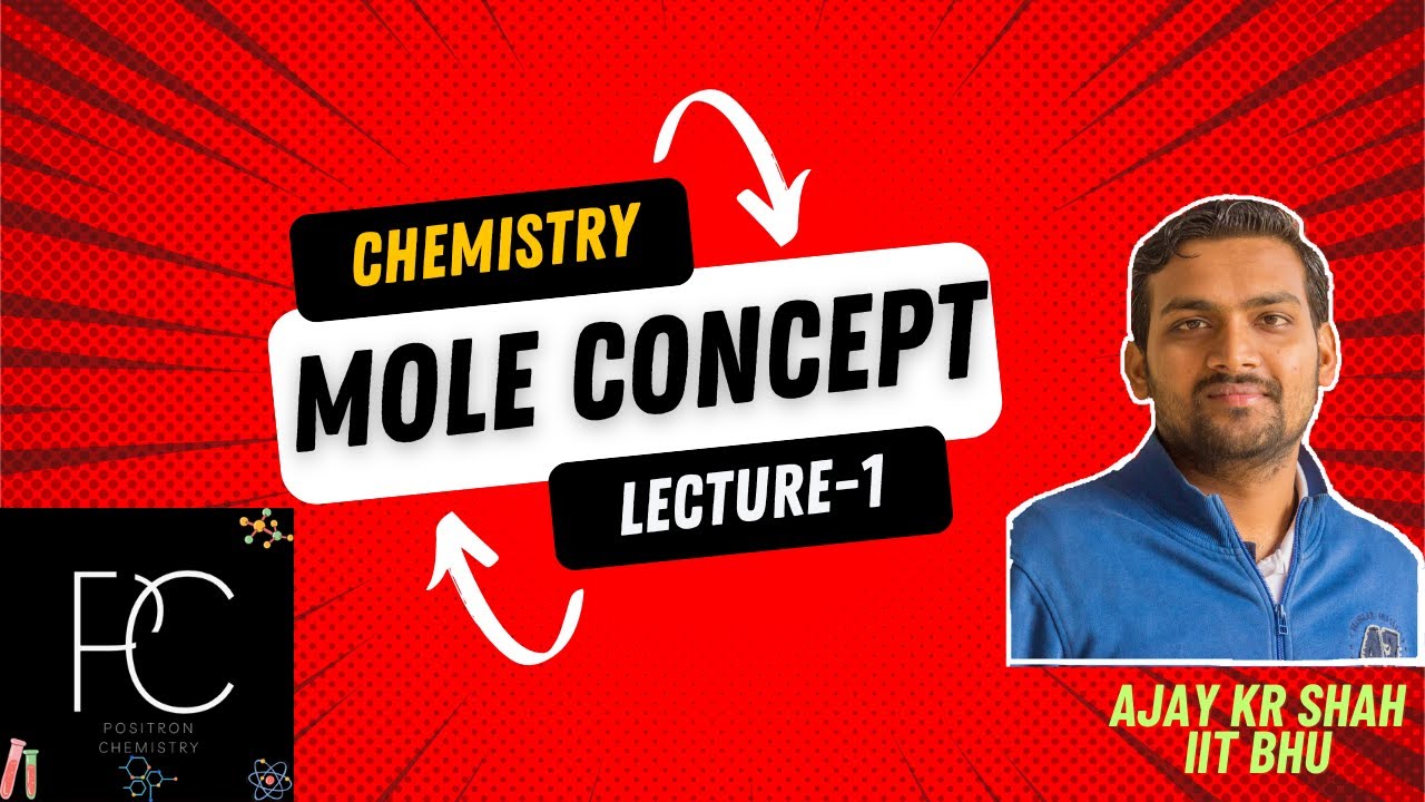 Mole Concept Lecture-1 || Definition of Mole || Basic Concept of Mole ...
