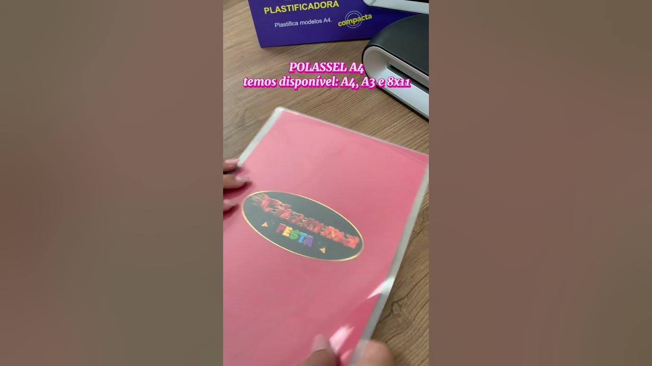 PLASTIFICADORA L01 OFF PAPER - A4 - YouTube