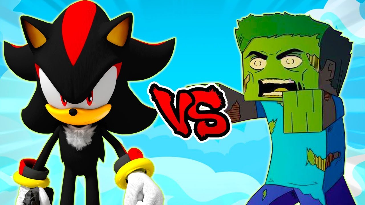 Shadow the Hedgehog Vs Minecraft Zombies - Epic Battle - Left 4 dead 2 ...