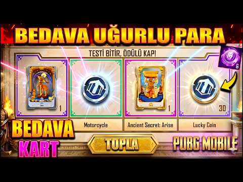 😍 BEDAVA UĞURLU PARA | BEDAVA KARTLAR | TEST CEVAPLARI BURDA | YENİ GÜNCELLEME | PUBG MOBILE
