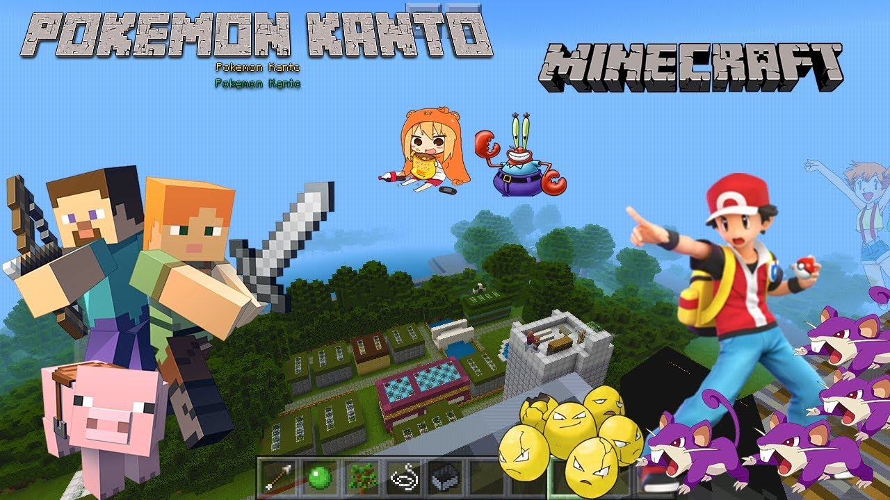 Minecraft Gameplay ⇢ MOD Pokemon Kanto ⇢ CON Manni6466 - YouTube
