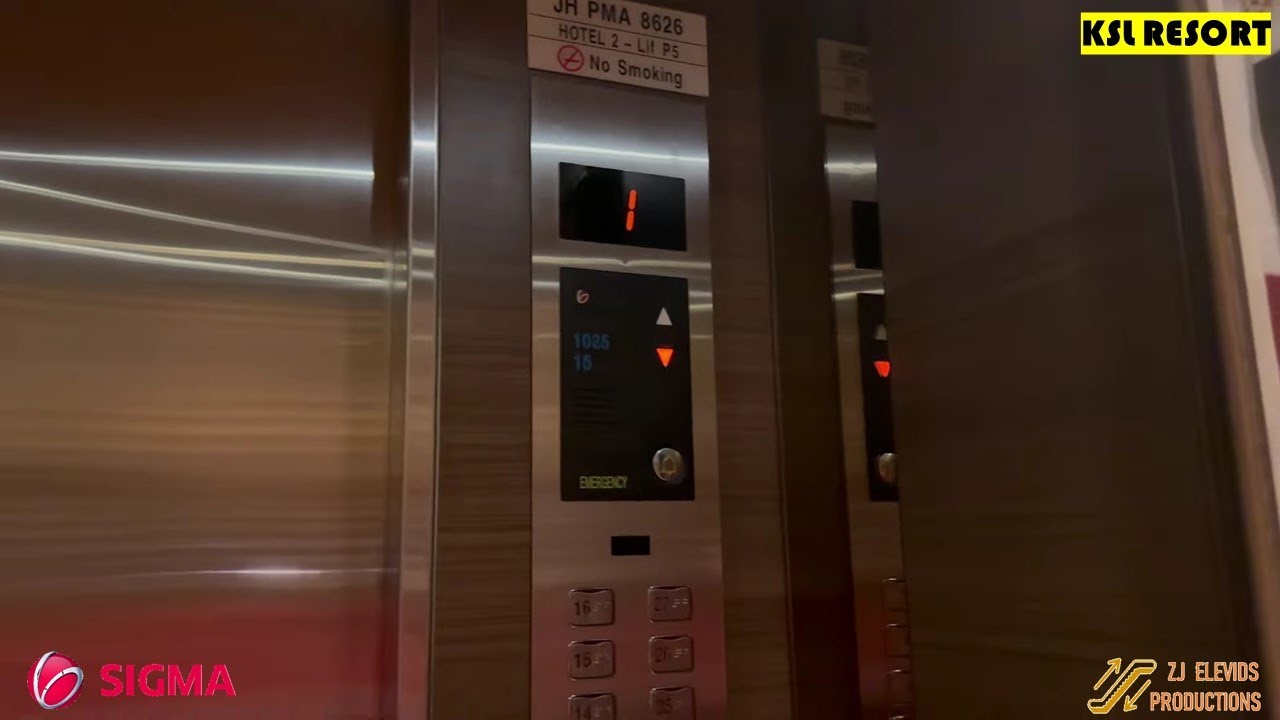 4 Sigma Elevators at KSL Resort, Johor Bahru, Johor, Malaysia. (Tower 2 ...
