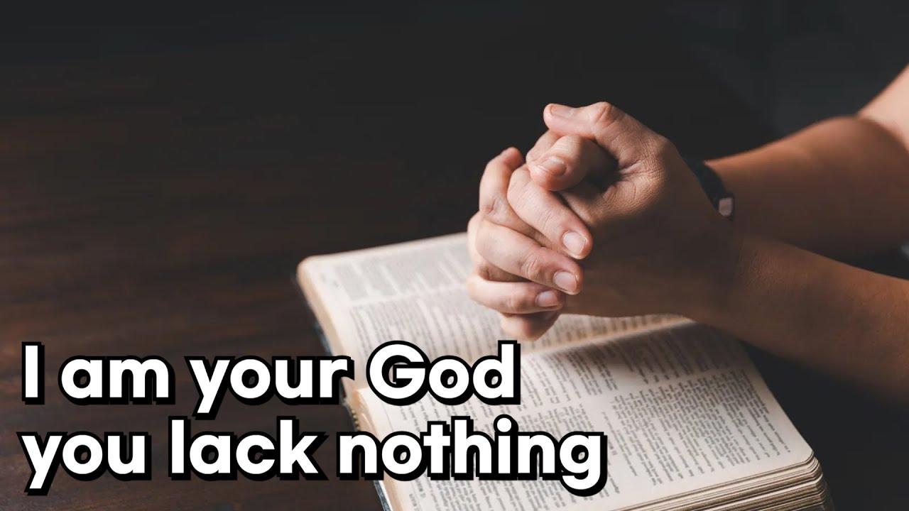 I am your God - you lack nothing | Youbi Kim - YouTube