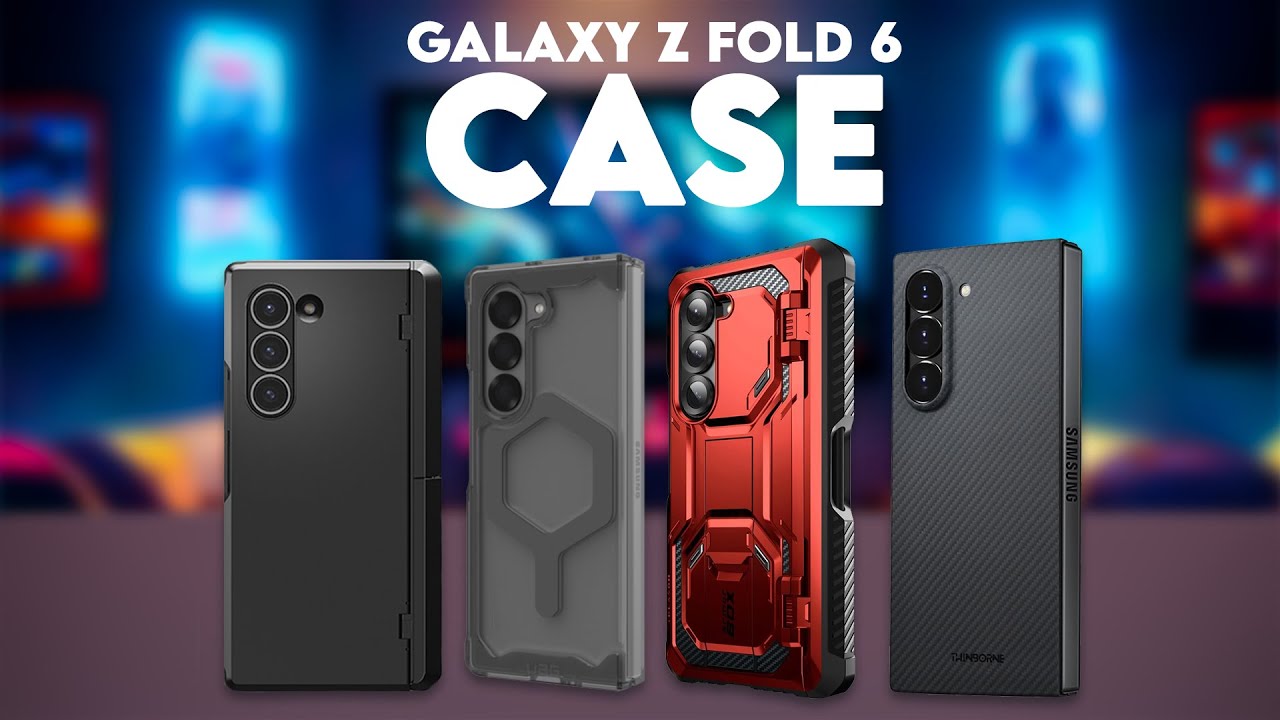 6 Best Case for Samsung Galaxy Z Fold 6 - YouTube