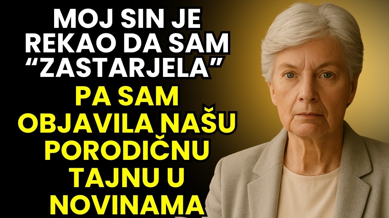 Moj sin je rekao da sam “zastarjela” — pa sam objavila našu porodičnu ...