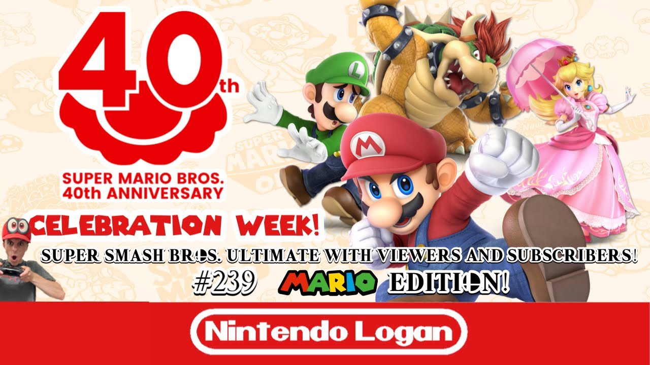 Mario 40th Anniversary Celebration Week! - Smash Bros Ultimate w ...