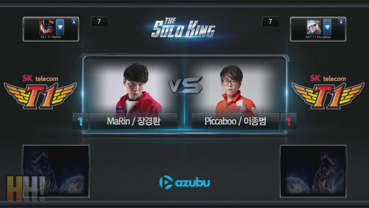 MaRin vs Picaboo - Game 3 - "The Solo King" Korean 1v1 Tournament - YouTube
