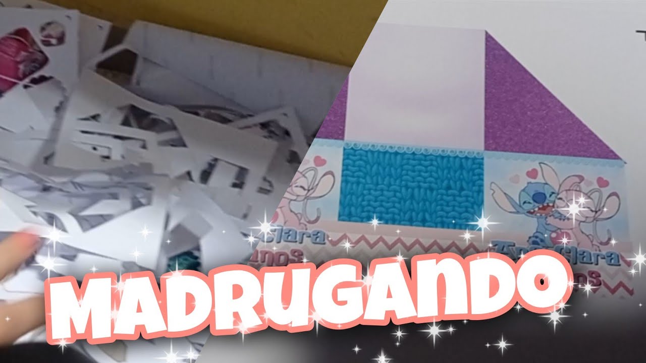FIZ UMA PARTE DA ENCOMENDA DO STITCH | EPSON IMPRIMINDO CLARO | ARRUMEI ...