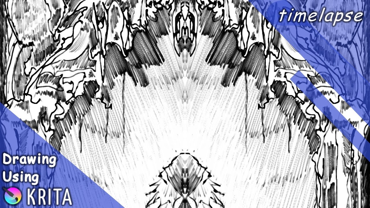 Timelapse Drawing:Mysterious Gate - YouTube