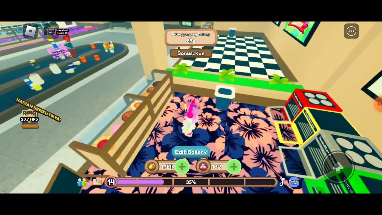 Bake a cookies (bakery simulator) #roblox - YouTube