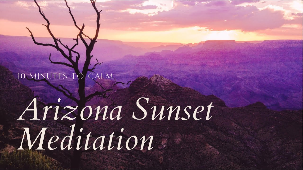 Relaxing Arizona Sunsets | Calming Beautiful Scenery | Peaceful ...