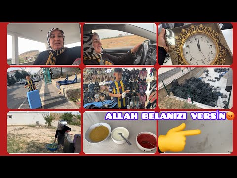 AKSARAYDAKİ EVİME GİTTİM YİNE NE OLMUŞ😡 TATİL GÜNÜ BELLİ OLDU😉KAYNANAMA🎁 TURŞU ZAMANI👍KÖY VLOGLARI🤗