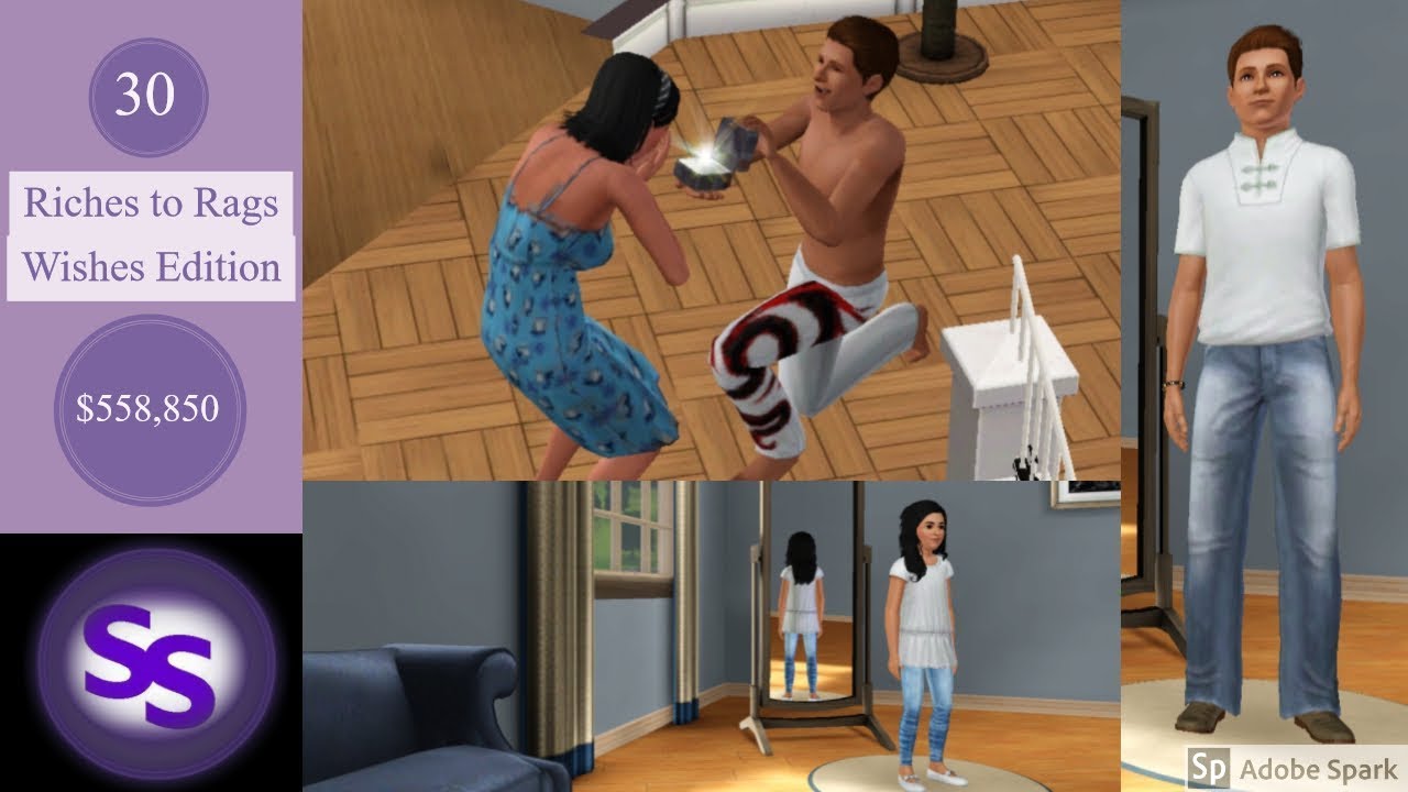 Sims 3 - Riches to Rags - Wishes Edition - Episode 30 - YouTube