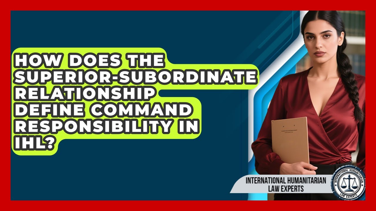 How Does The Superior-subordinate Relationship Define Command ...