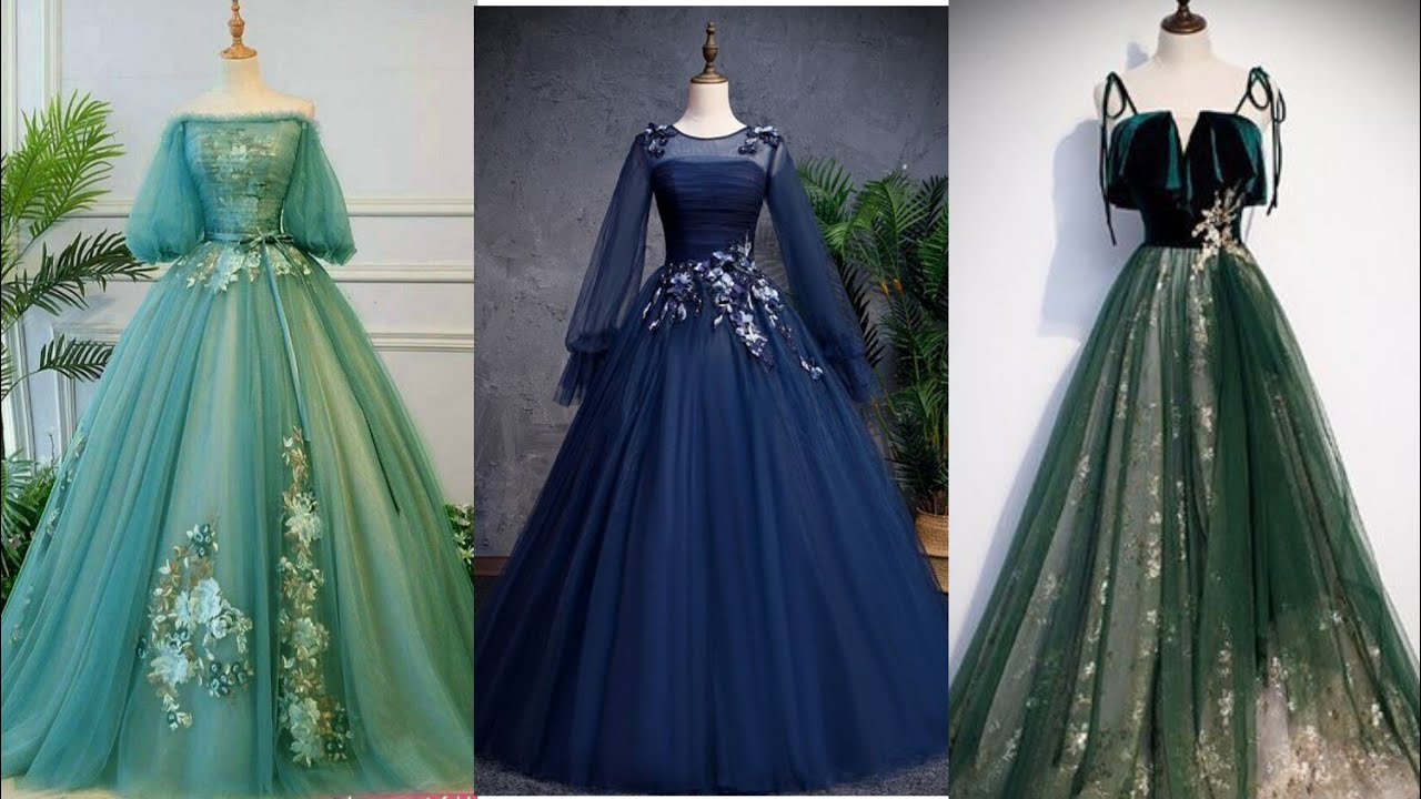 Princess ball gowns dresses for wedding wear/Ball gowns maxi designs ...