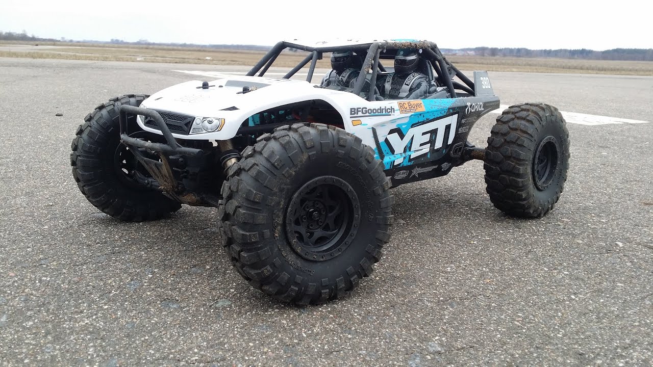 Радиоуправляемая машина Axial Yeti Rock Racer - YouTube