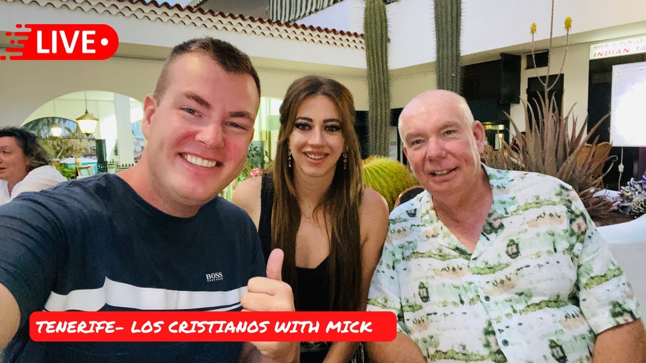 🔴LIVE: Los Cristianos Tenerife with Mick Garvey 🔥 - YouTube