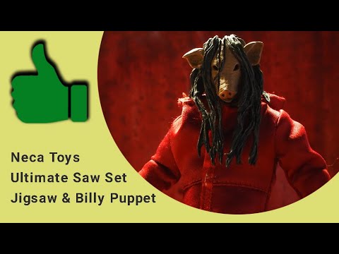 Neca Toys Ultimate Jigsaw figure with Billy the Puppet Set Review from ...