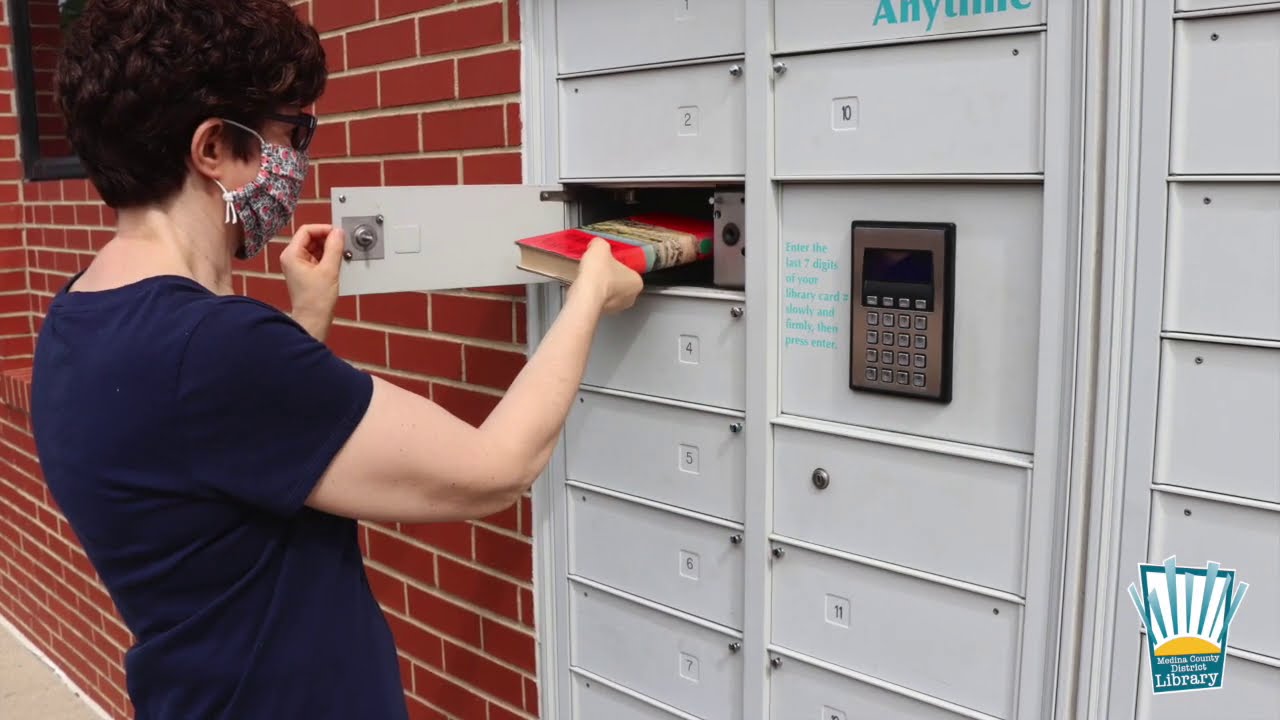 Anytime Lockers at Medina County District Library - a How To - YouTube