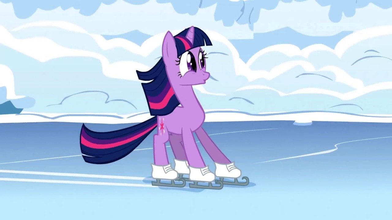 Pinkie Pie Teaches Twilight How To Ice Skate - My Little Pony ...