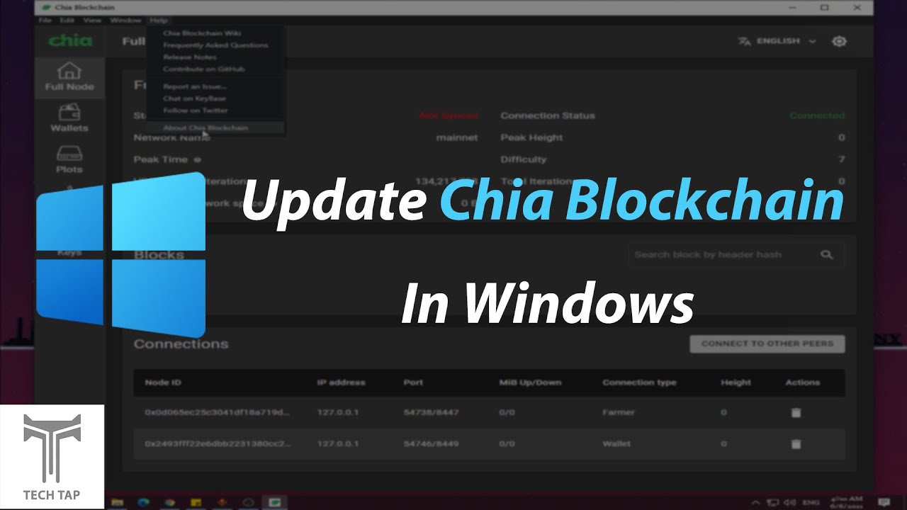 Update CHIA Block Chain to latest version In Windows 10 (Without ...