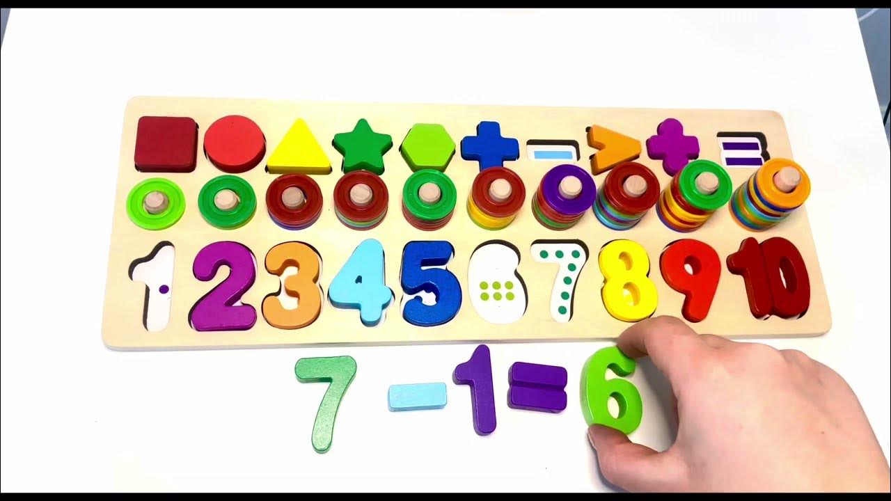 🎈Fun Math Numbers For Little Kids Kindergarten Learning 🟰 - YouTube