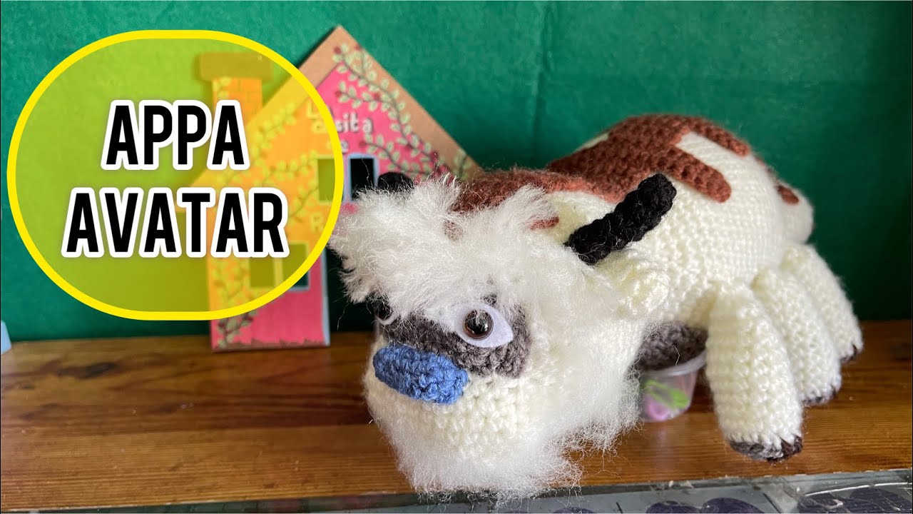 Como tejer a APPA AVATAR Amigurumi paso a paso tutorial crochet - YouTube