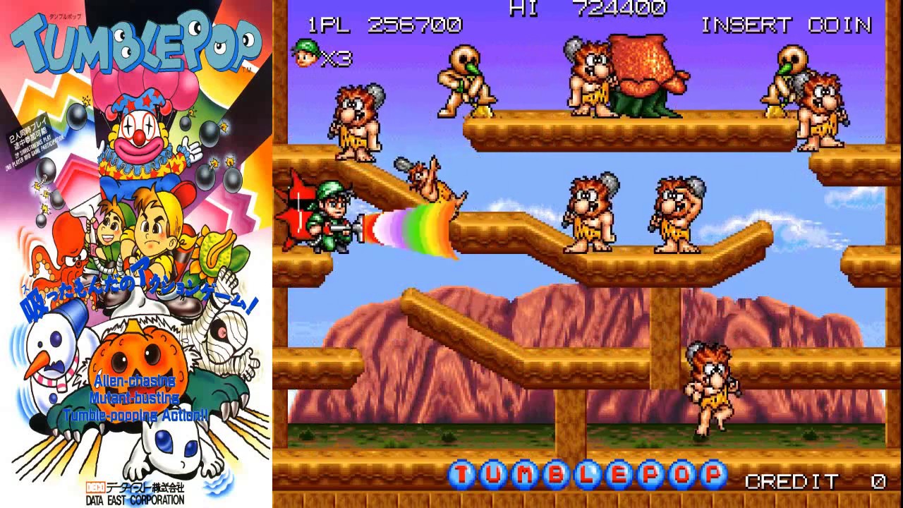 Gameplay "Tumble Pop" - YouTube