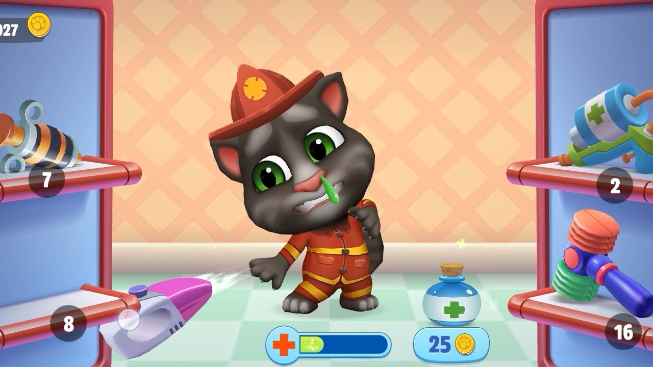 Tom and his friends get sick - My Talking Tom Friends (Android Gameplay ...