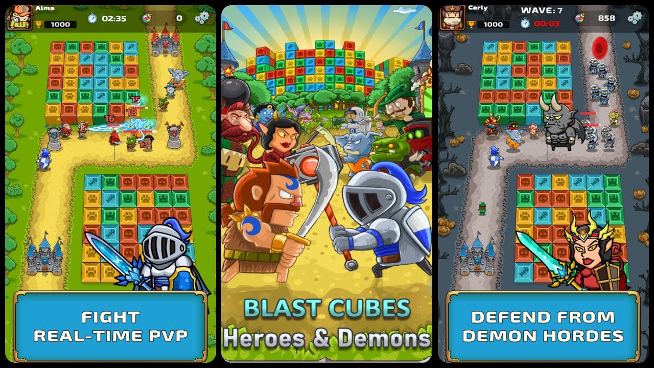 Blast Cubes: Heroes & Demons - YouTube